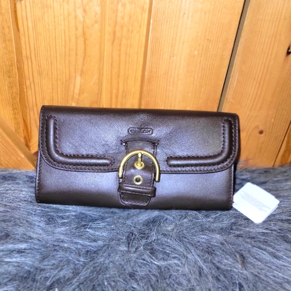 Coach | Bags | Coach Brown Leather Wallet | Poshmark